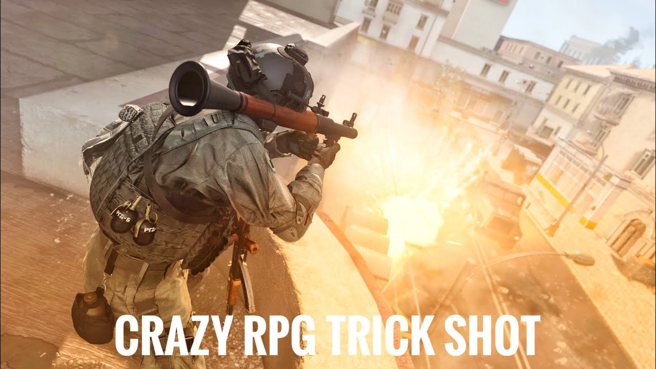 COD WARZONE CRAZY RPG TRICK SHOT!!! - YouTube