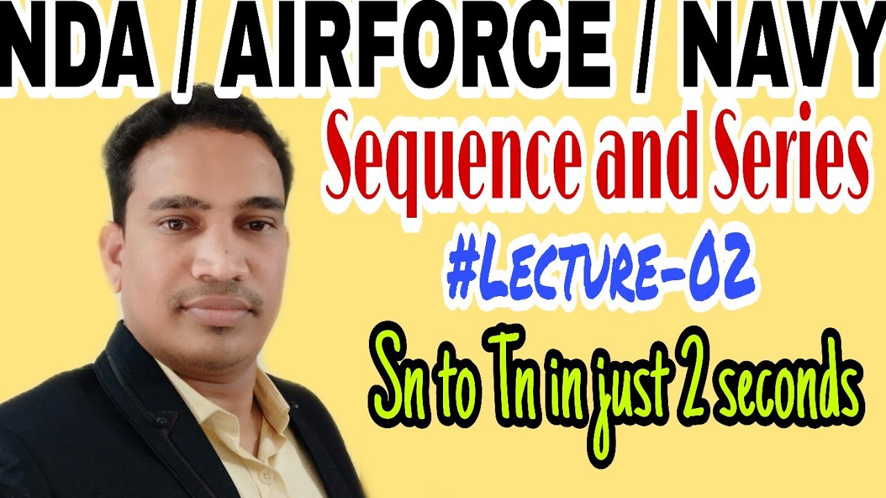 Sequence and Series lecture -02 - YouTube
