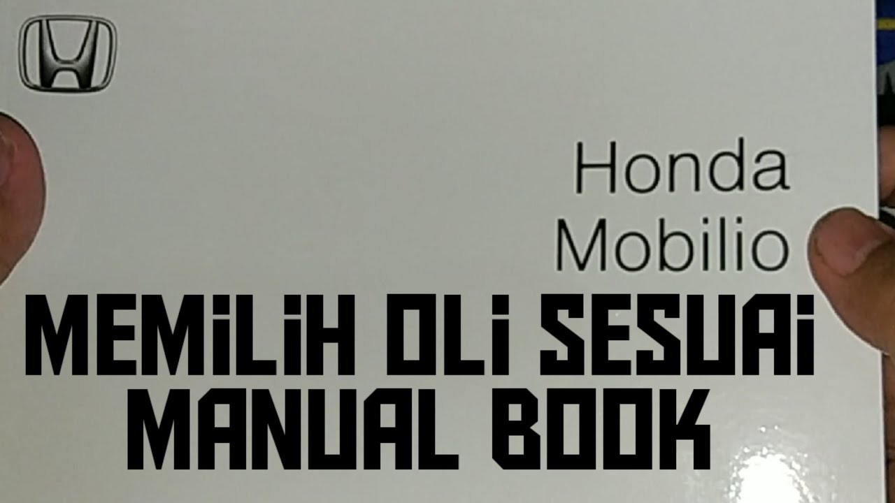 manual book honda mobilio pdf Honda mobilio