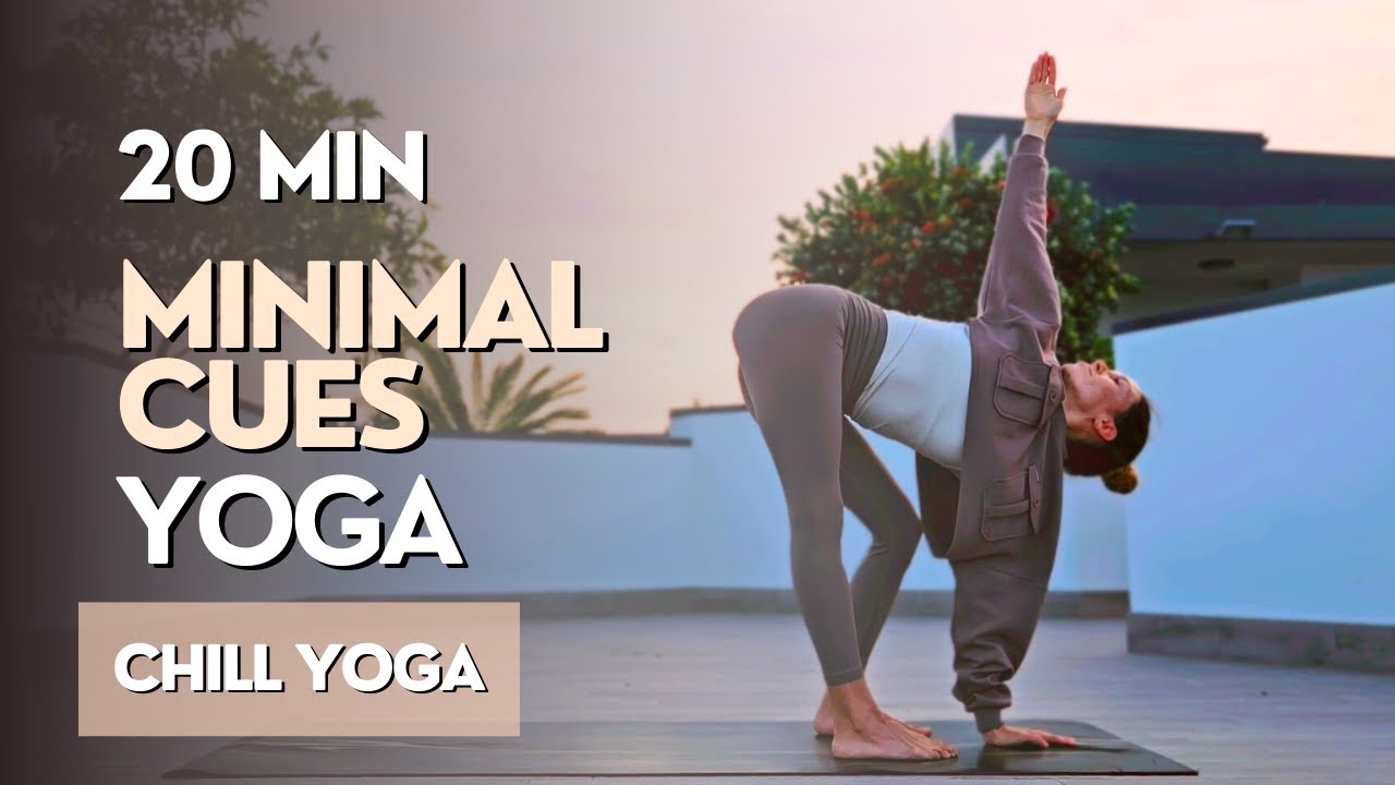 20 MIN EASY MORNING YOGA & MEDITATION || Chill Yoga Flow - Minimal Cues ...