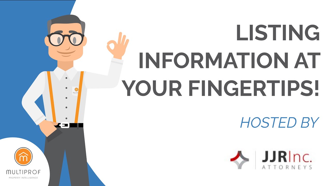Listing information at your fingertips! - YouTube