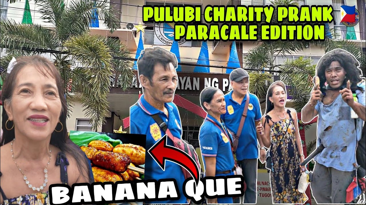 PULUBI CHARITY PRANK 🇵🇭 PARACALE EDITION ⛔ BANANA QUE - YouTube