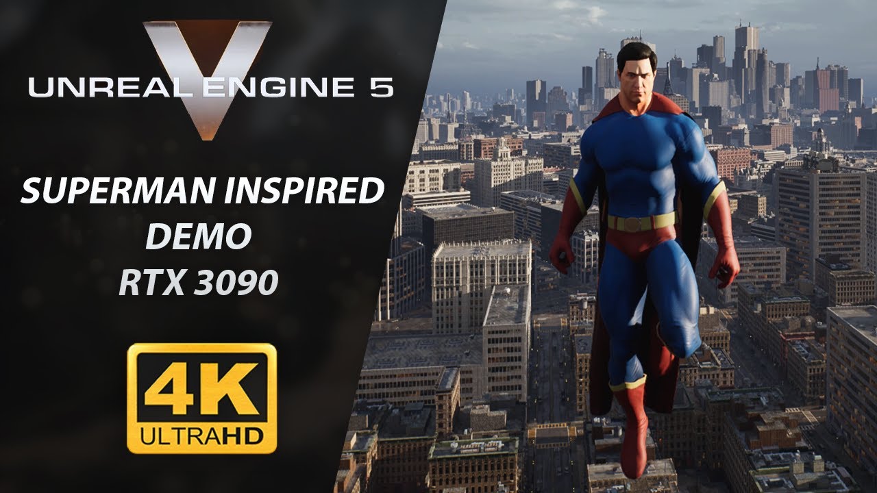 SUPERMAN Inspired Demo in Unreal Engine 5 | Gameplay - YouTube