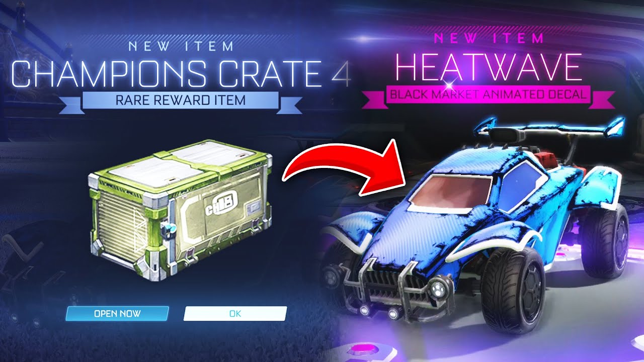 New CHAMPIONS 4 CRATE Opening On Rocket League! - YouTube