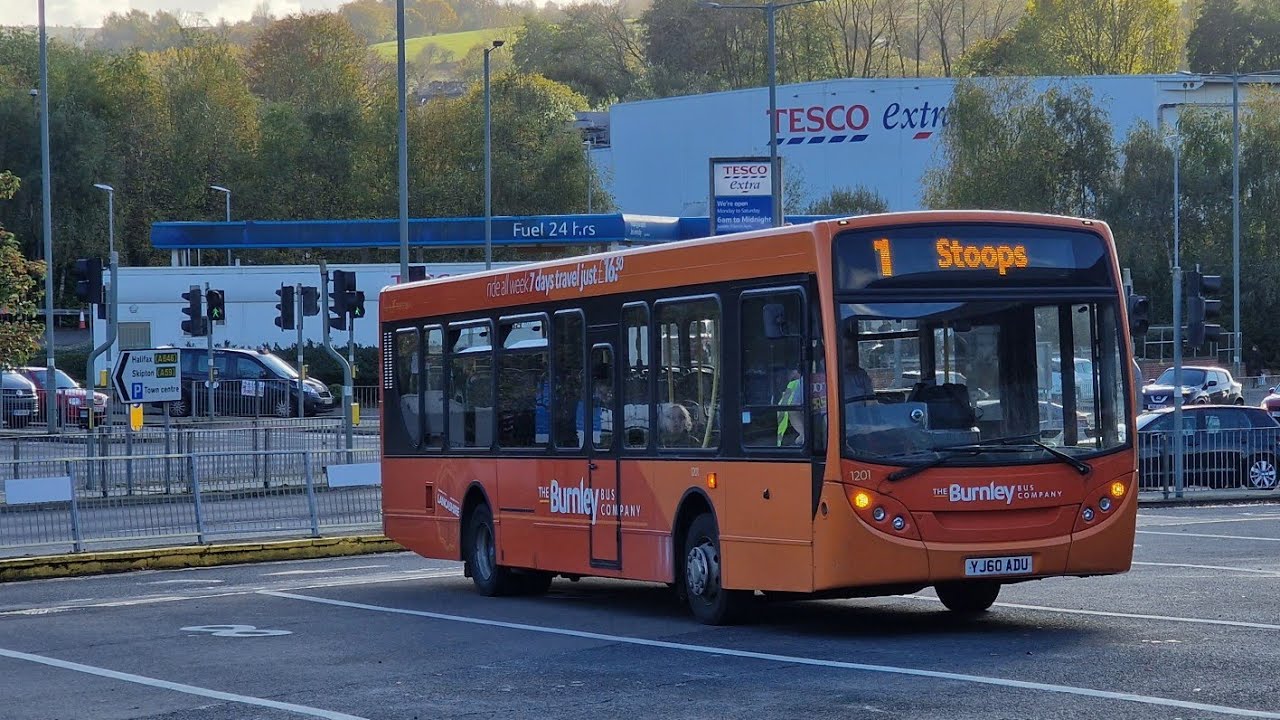 Burnley Bus Company MAN 12.240 Enviro 200 YJ60 ADU (1201) on 1 to ...