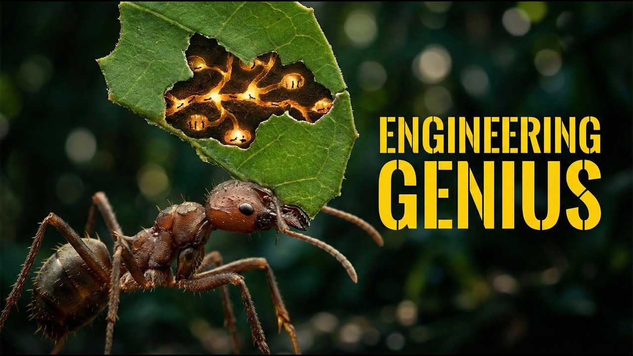How Leaf Cutter Ants Build Giant Underground Civilizations (Engineering ...