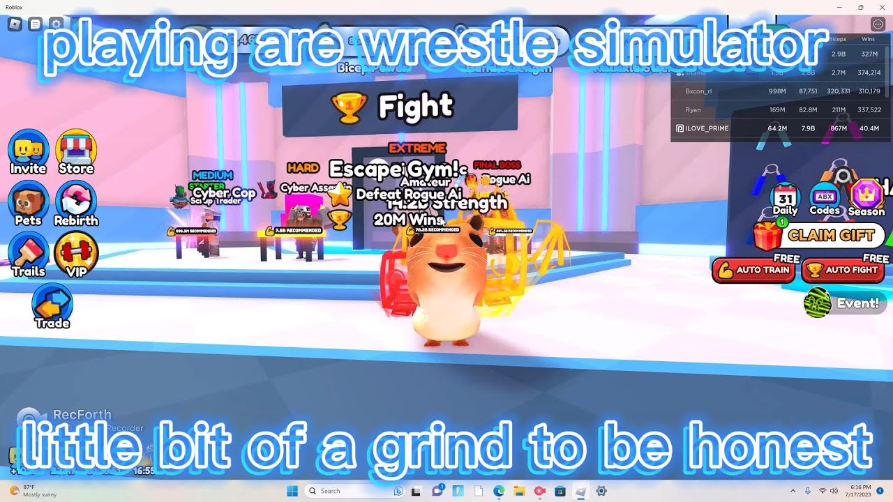 Arm Wrestle Simulator pt 3 - YouTube