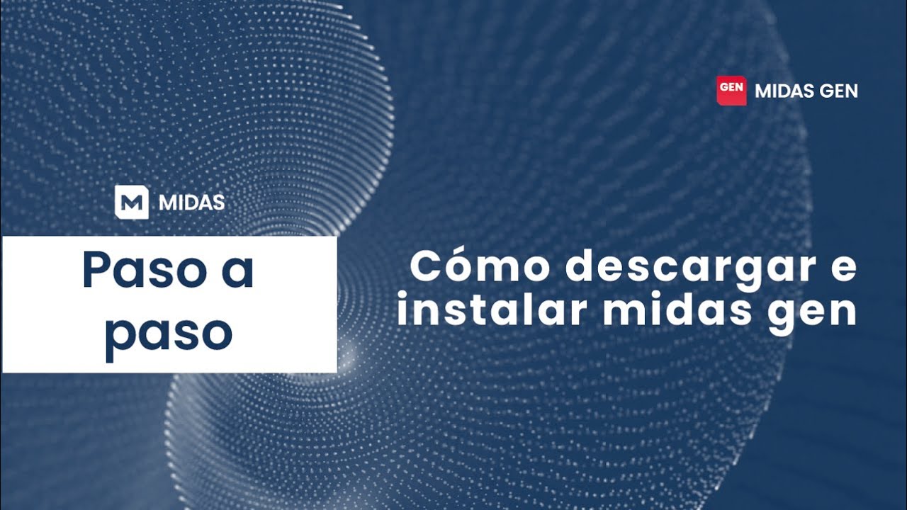 Cómo descargar e instalar midas Gen paso a paso - YouTube