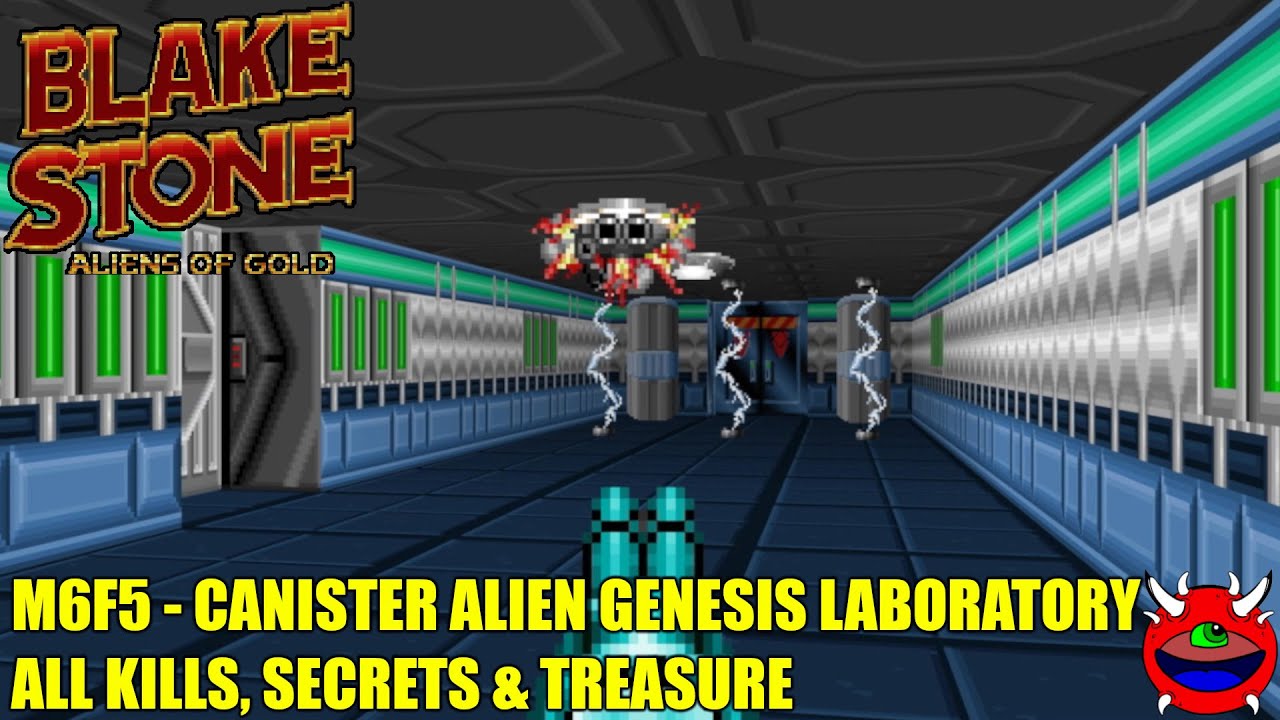 Blake Stone: Aliens of Gold - M6F5 Canister Alien Genesis Laboratory ...