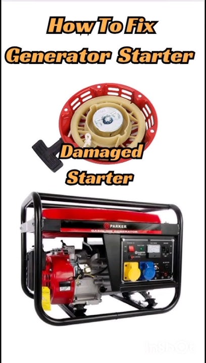 How To Fix Generator Pull Starter.#generatorrepair - YouTube