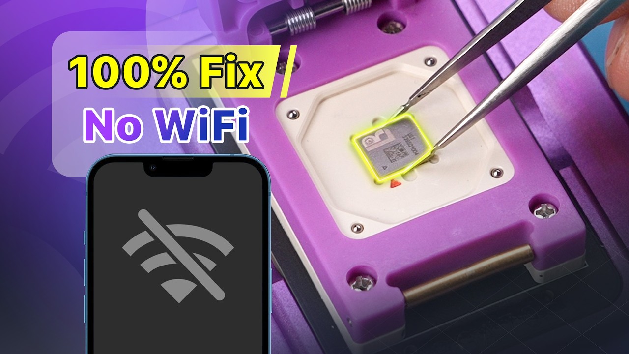 First-Ever iPhone WiFi Chip Repair Solution--Step-by-Step Guide - YouTube