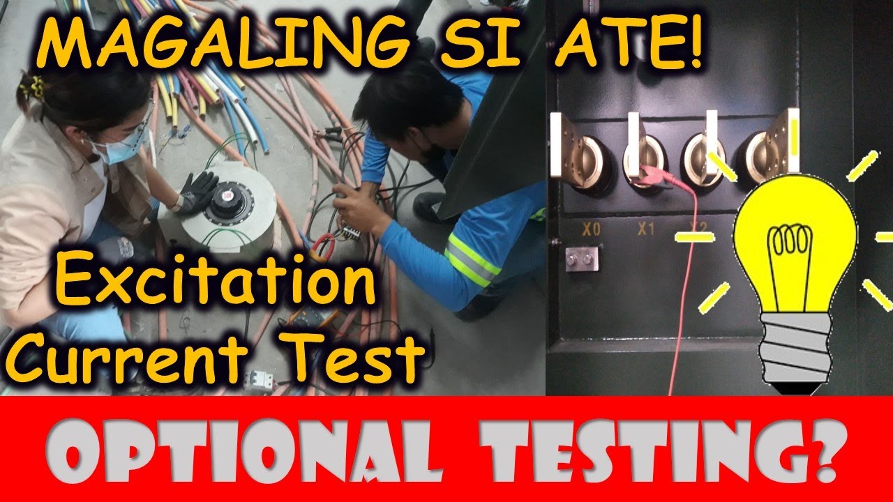 Transformer excitation current test - YouTube