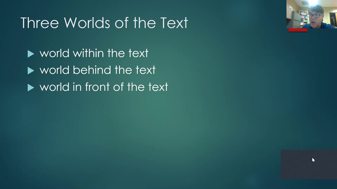 3. The Meaning of Texts - YouTube