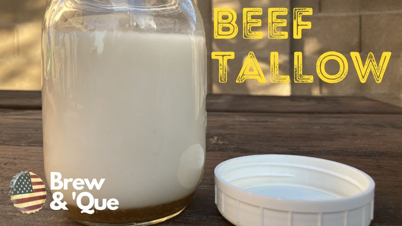 How to make BEEF TALLOW - YouTube