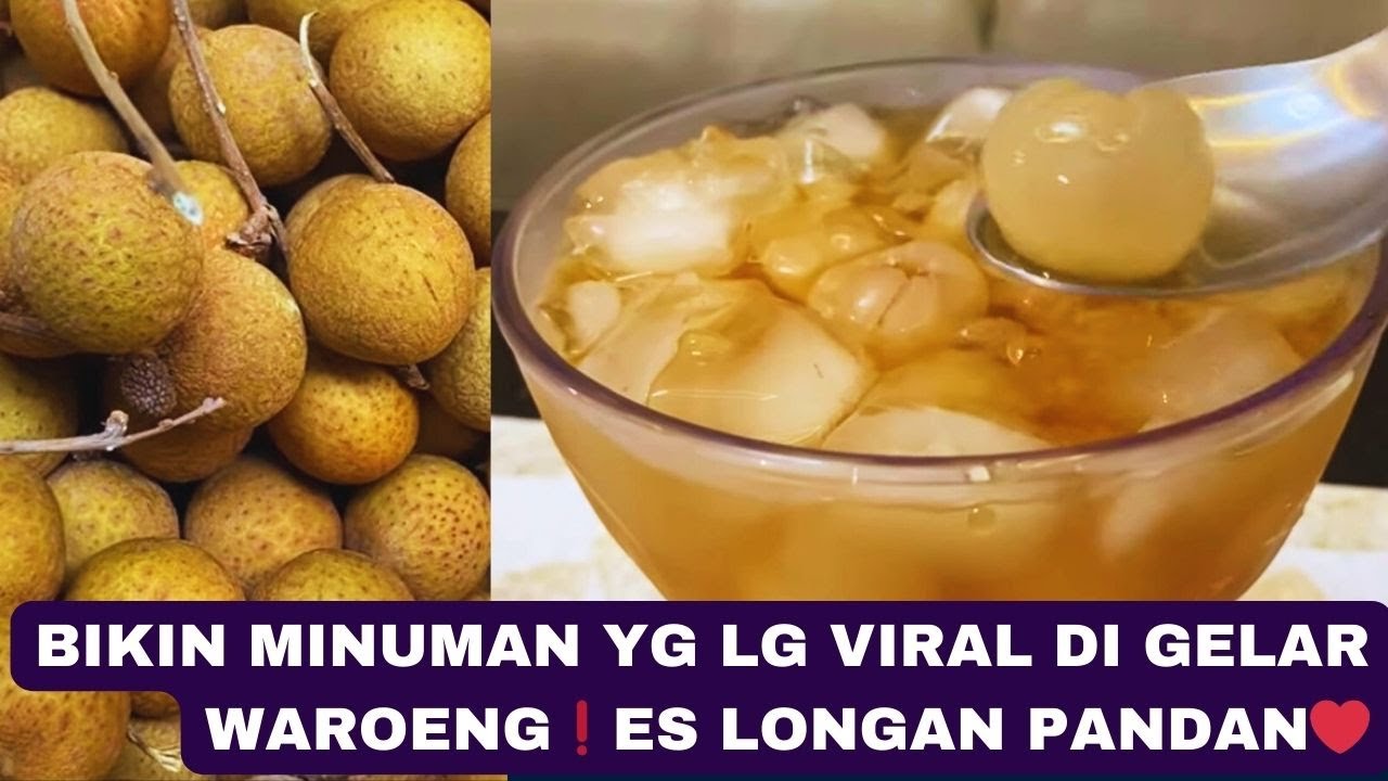 BIKIN MINUMAN YG LG VIRAL DI GELAR WAROENG ️ES LONGAN PANDAN ️ - YouTube