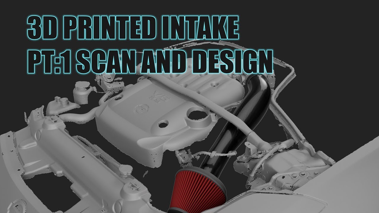 I am 3d printing an air intake for my 350z Pt:1 - YouTube
