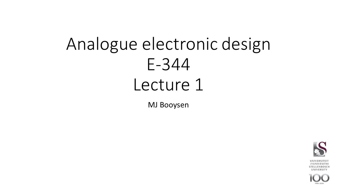 E344 2020 E-design - Lecture1 - YouTube