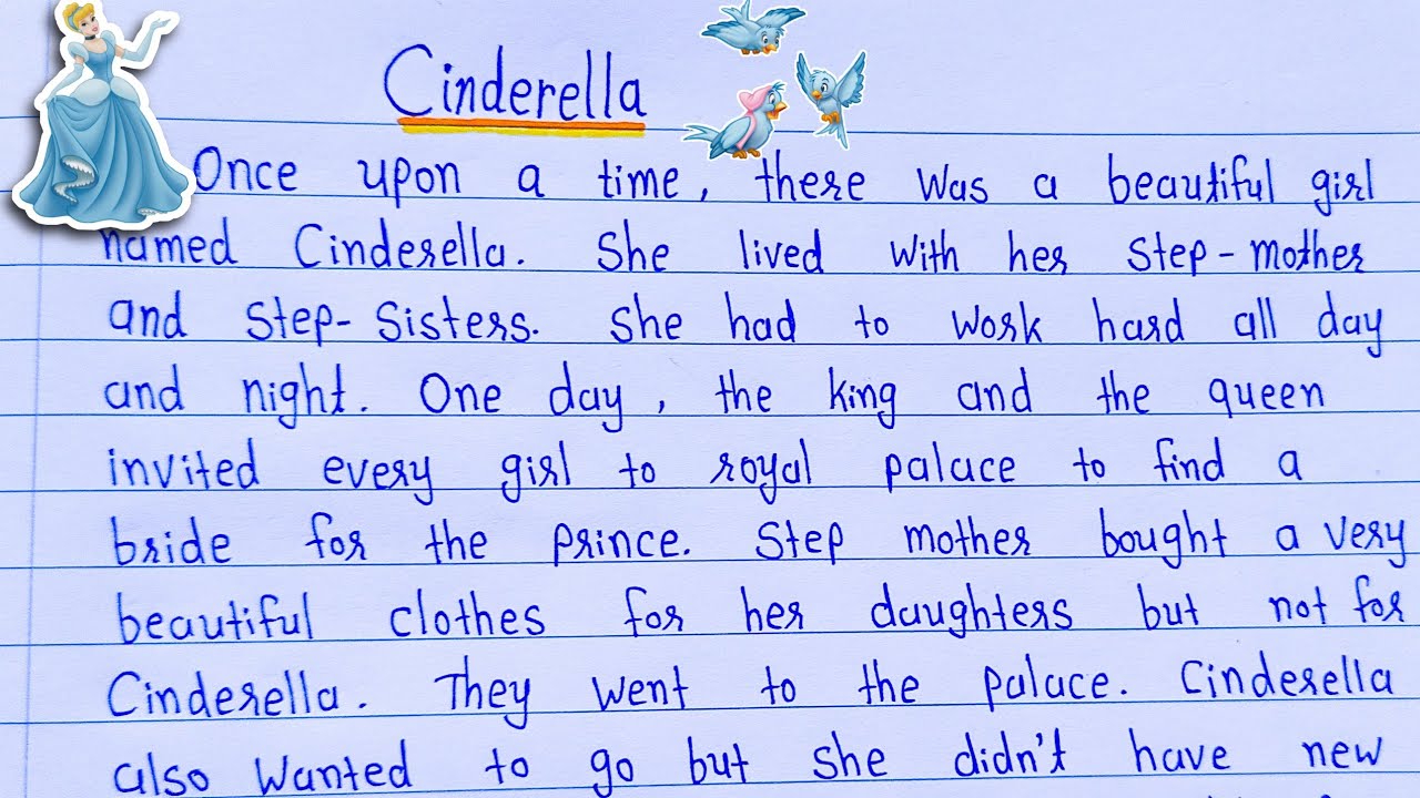 Story: ''Cinderella'' • English Writing • Misbi Study - YouTube