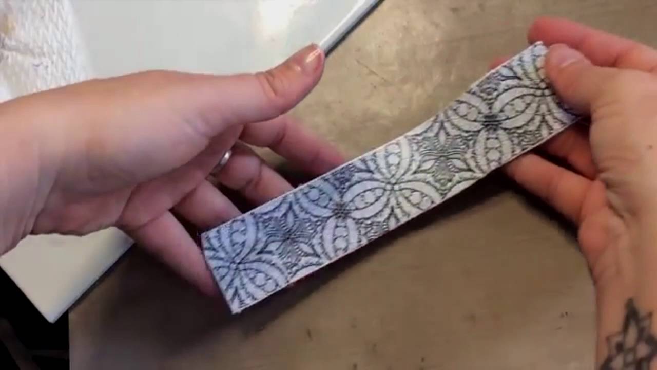 How to create a bracelet with metallic gold liquid clay and magic ...