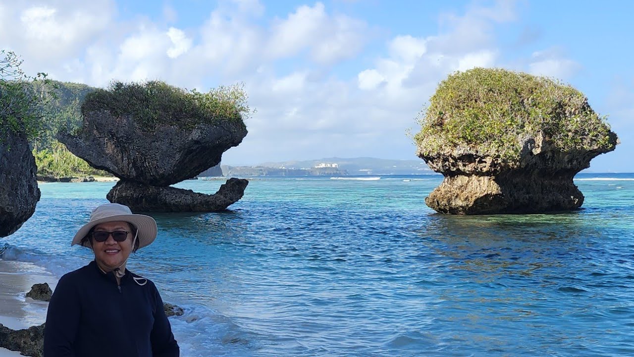 MUSHROOM ROCK || HIKING THRU TANGUISSON TO HILAAN BEACH - YouTube