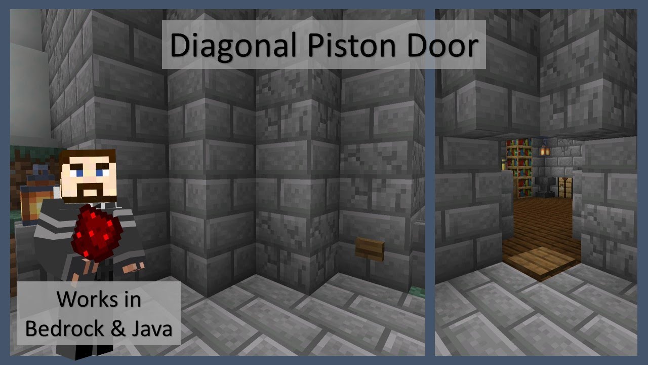 Diagonal Piston Door W/ Bonus Simple Hidden Input - YouTube