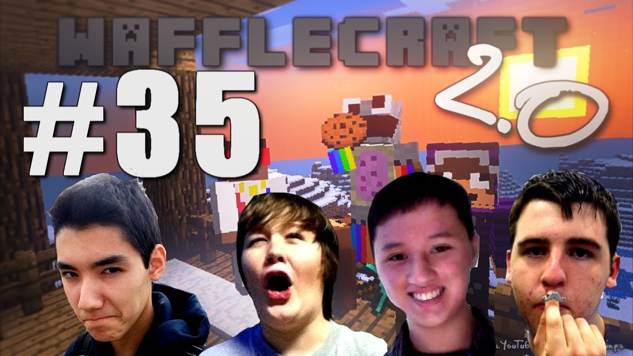 WaffleCraft 2.0 | Ep. 35 | NEW SESH AND UBER RAP SKILLZ - YouTube