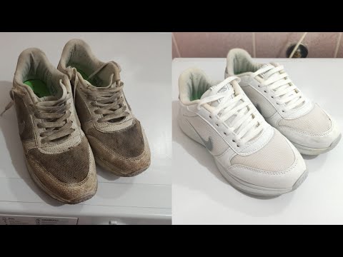 En Kolay Beyaz Ayakkabı Nasıl Temizlenir ? | Spor Ayakkabı Makinede Nasıl Yıkanır ?