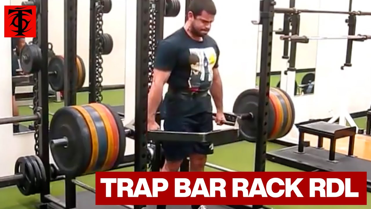 Trap Bar Rack RDL - YouTube