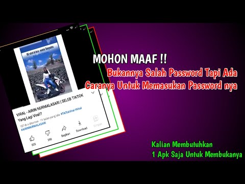 CARA UNTUK MEMBUKA PASSWORD DI VIDEO || AIRIN NURMALASARI✌️