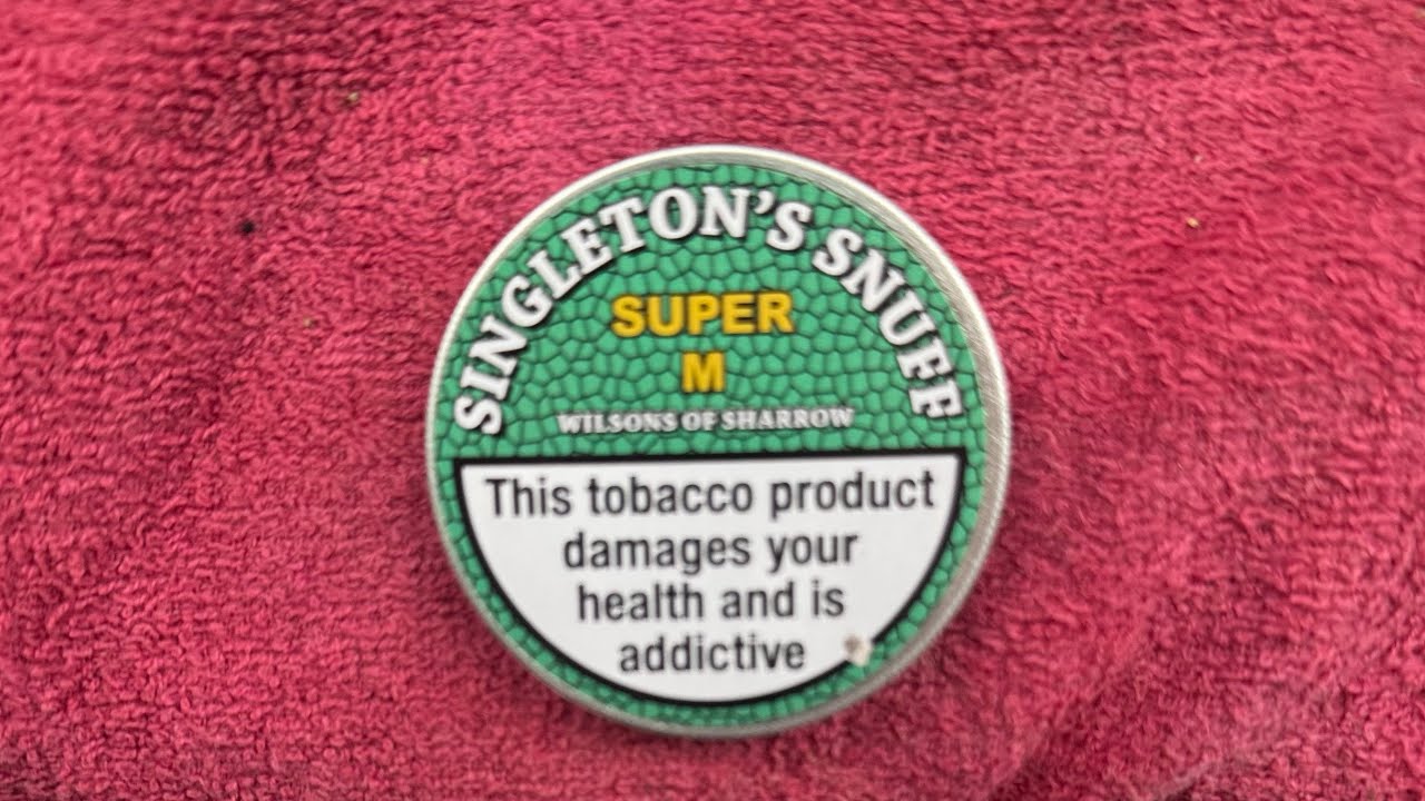 Singleton’s Super M Nasal Snuff Review - YouTube