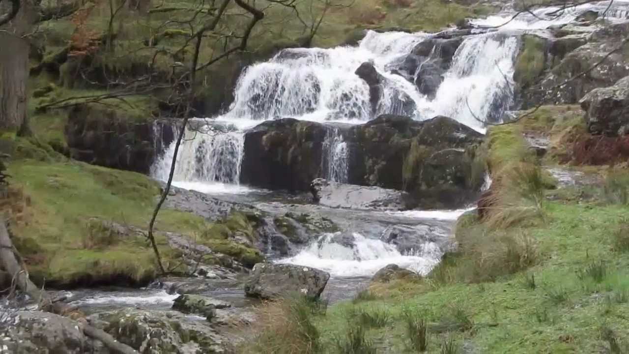 Pistyll Rhaeadr Waterfall View From The Top Of The Falls - YouTube