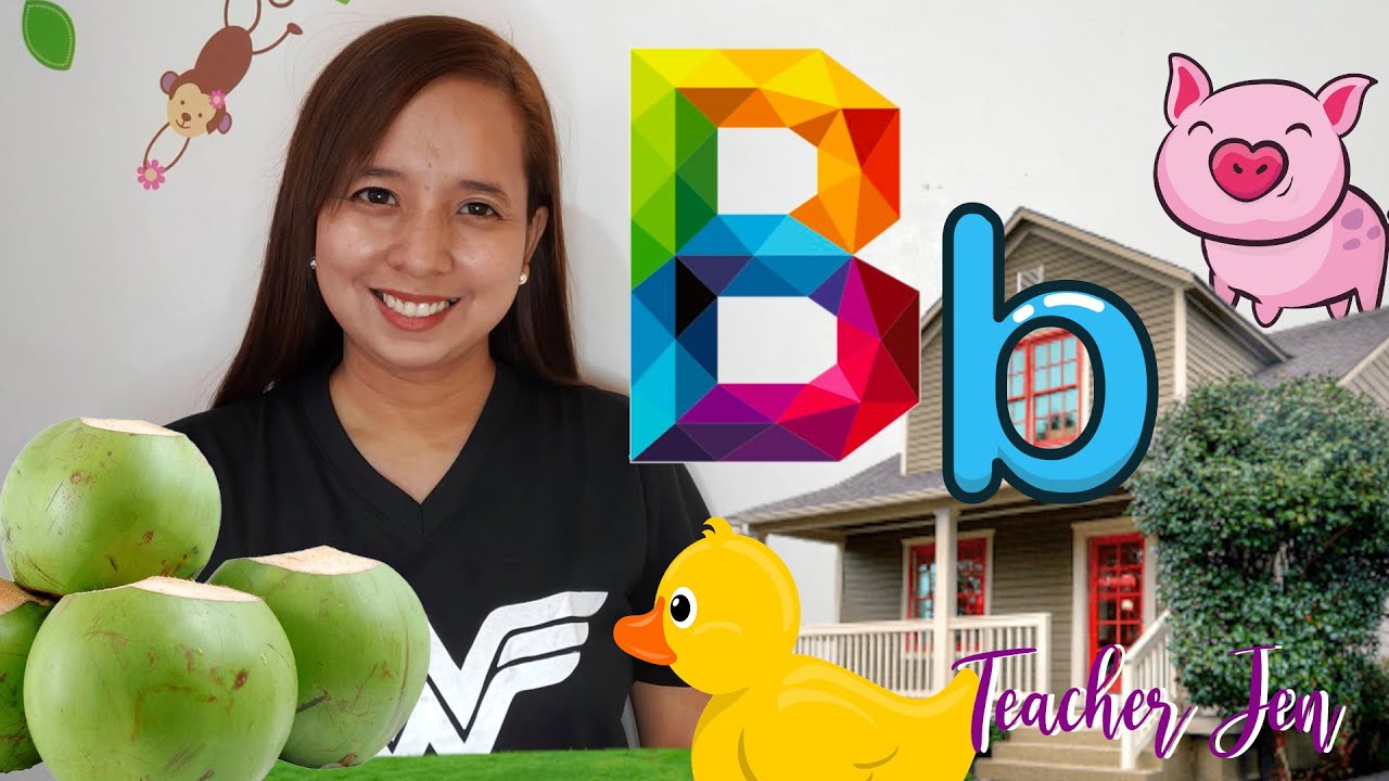 Letrang Bb ( Mga Salita, Pagsulat at Tunog Nito ) | Kindergarten ...
