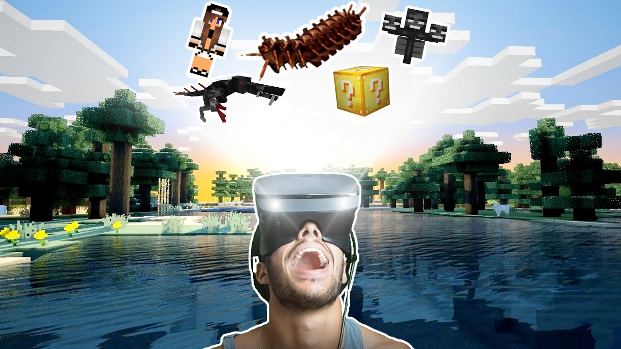 Surviving Minecraft VR With Mods!! - YouTube