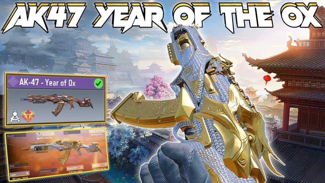 Ak47 Year Of The Ox Skin! (Best Gunsmith With Fast Firing Rate + No ...