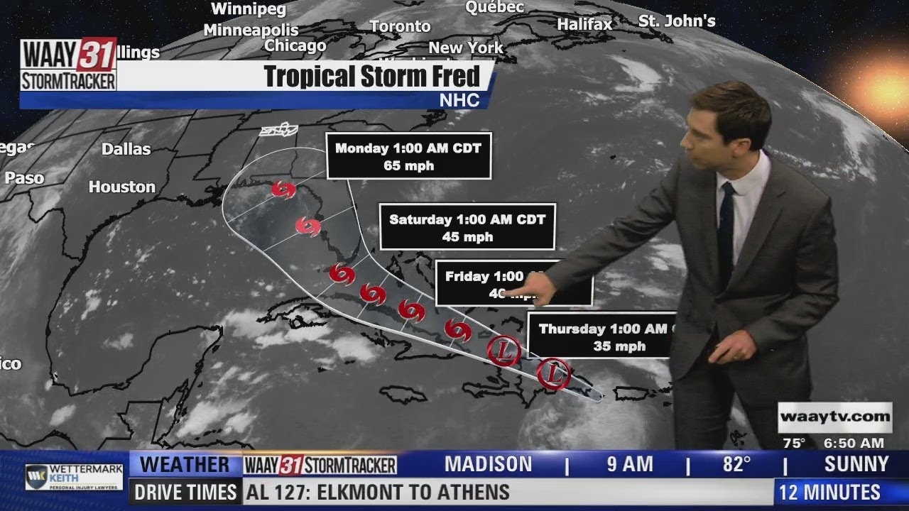 Rob Elvington's Wednesday, August 11 North Alabama Weather Forecast ...