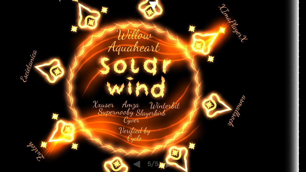 Solar Wind by Willow & more(Hard Demon). Geometry Dash 2.113 - YouTube