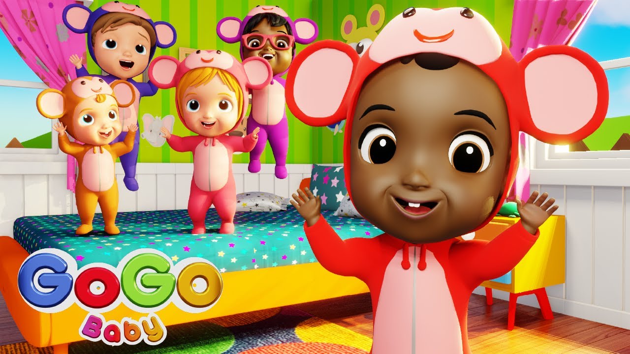 Five Little Monkeys, Sing Along kids songs - Nursery Rhymes - YouTube