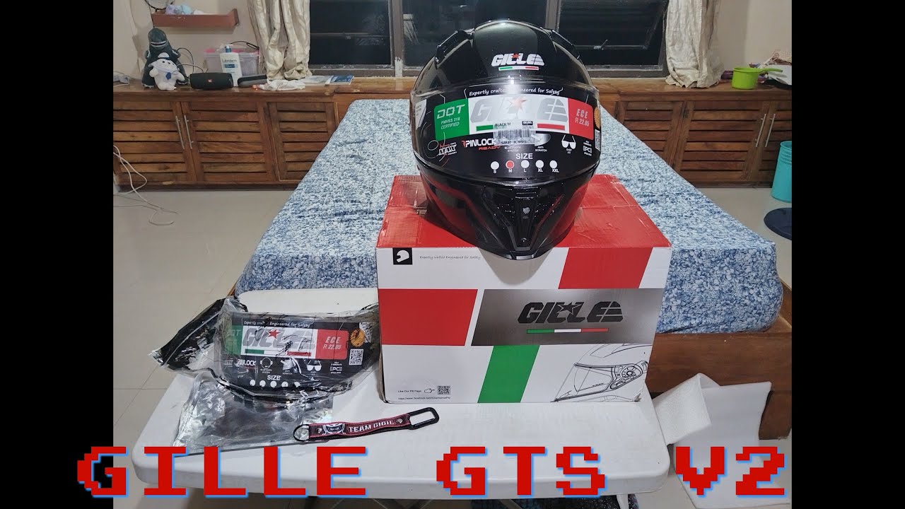 GILLE GTS V2 FULL FACE HELMET - YouTube