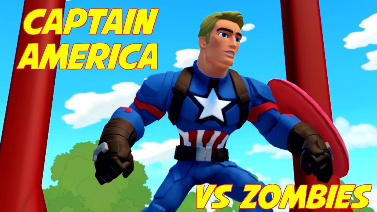 Disney Infinity Captain America | Marvel | Destroys 200 Zombies ...