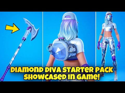 *NEW* THE DIAMOND DIVA STARTER PACK SHOWCASED IN GAME! Fortnite (SEASON ...