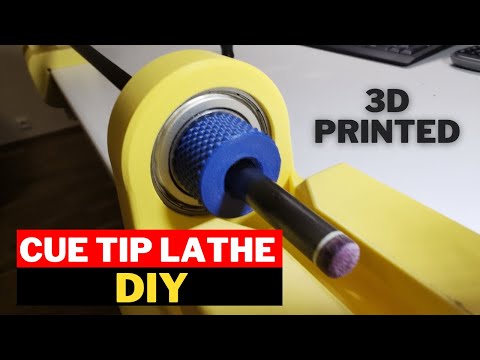 DIY Lathe for Billiard Cue Tip