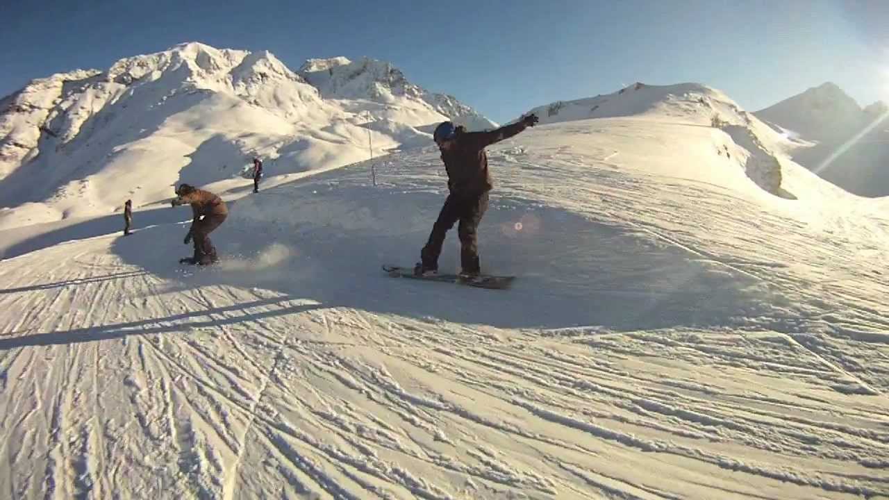 Les Arcs 2012 sick snowboarding - YouTube