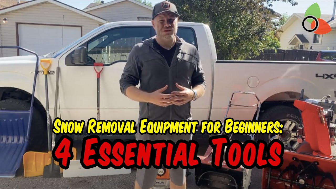 Snow Removal Equipment for Beginners: 4 Essential Tools - YouTube