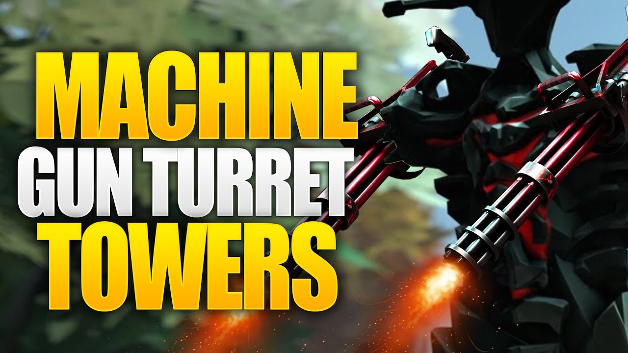 Machine Gun Turret Tower in 7.27 Dota 2 - YouTube