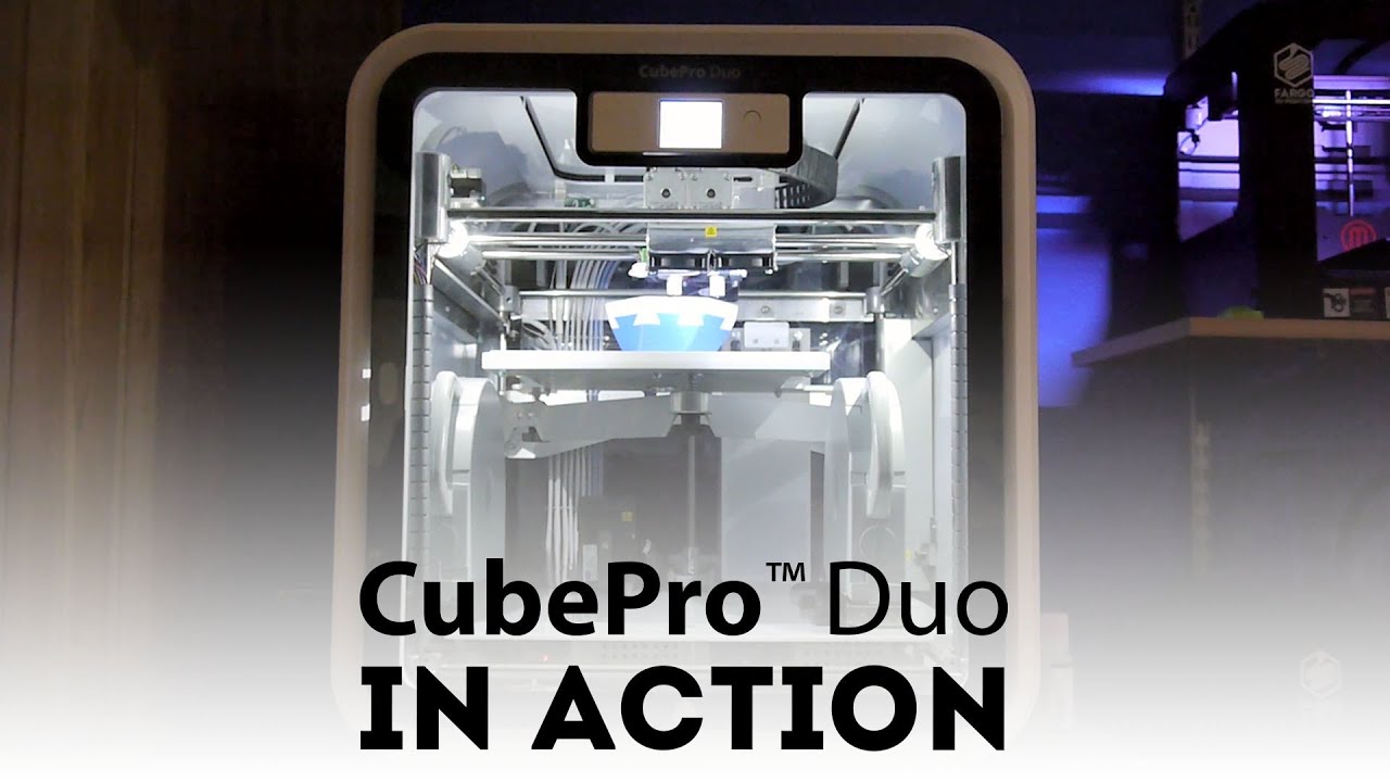 3D Systems CubePro Duo in Action - YouTube