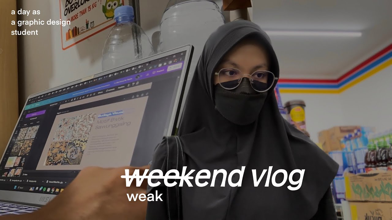 a day in my life as a graphic design student: weekend vlog - YouTube