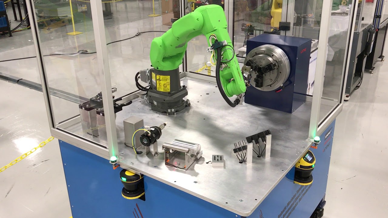FAS Demo - Machine Tending Robot - YouTube