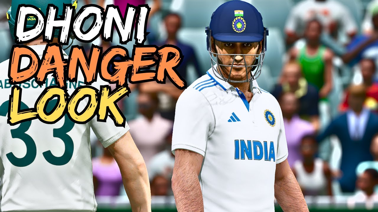 Dhoni in Test Match India Vs Australia MSD Career Mode || Cricket 22 ...