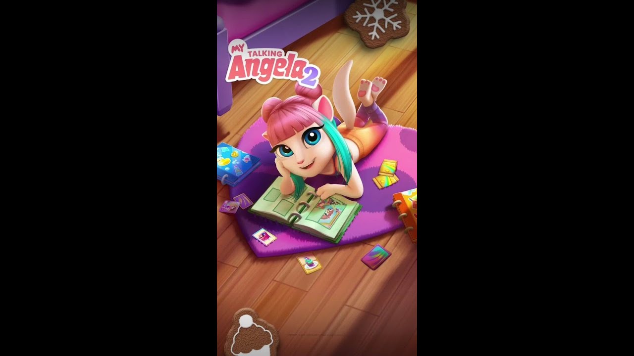 my talking angela dress up game wood working art skill - YouTube