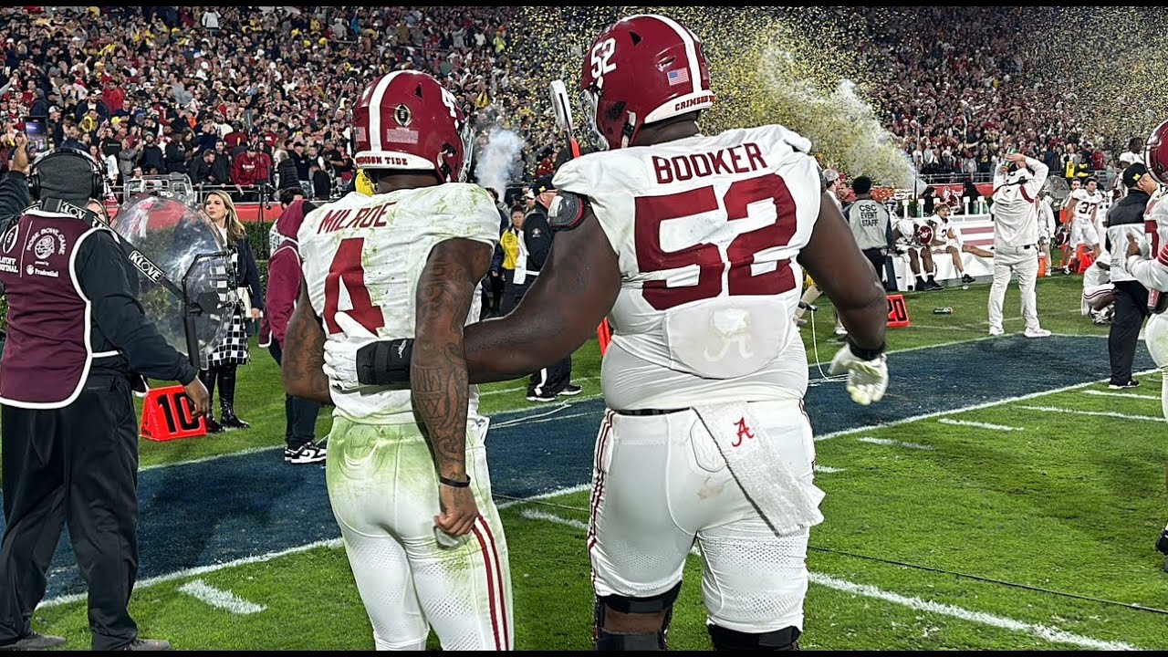 Field view: Michigan celebrates Rose Bowl win, Alabama stunned by loss ...